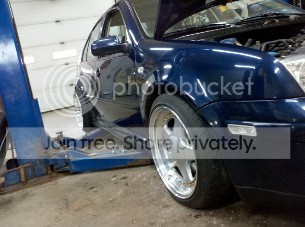 Finally got my test fit with the new wheels done! *Real Splits inside ...