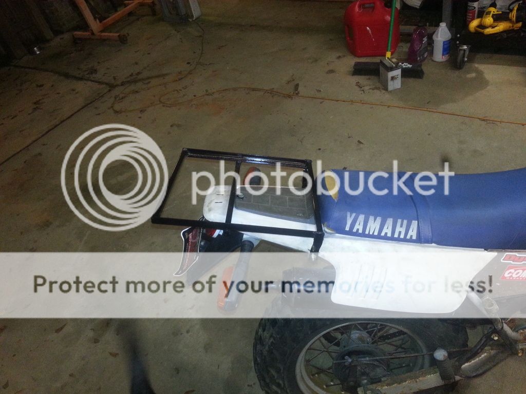 My 20 dollar cargo rack | TW200 Forum