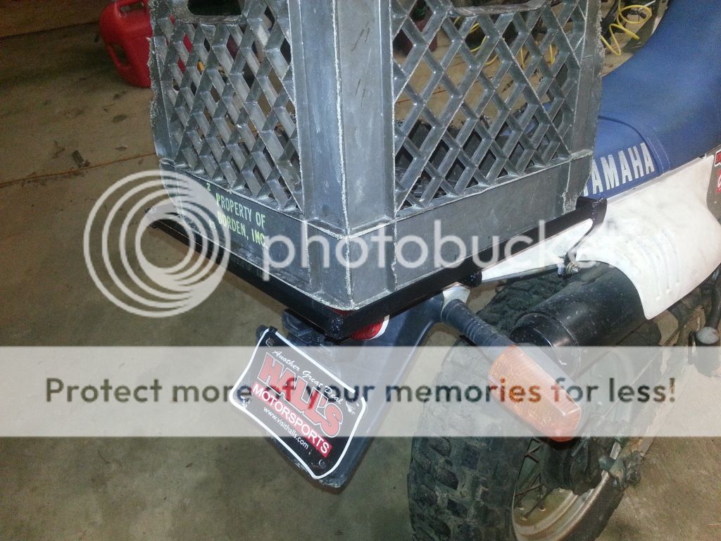 My 20 dollar cargo rack | TW200 Forum